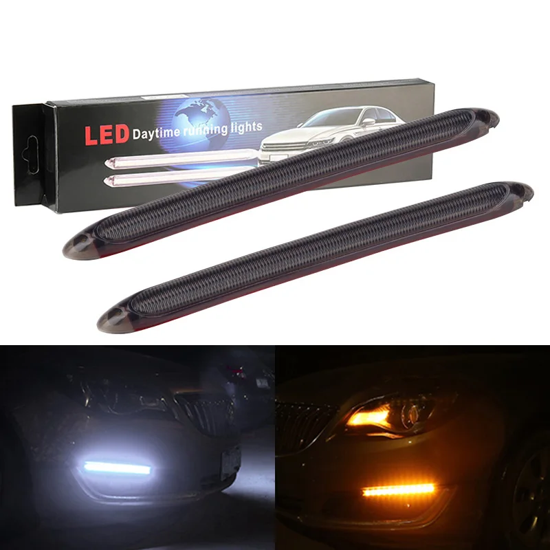 Car-DRL-Daytime-Running-Light-Waterproof-Auto-Headlight-Sequential ...