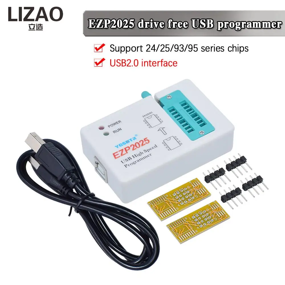 New-EZP2025-drive-free-programmer-supports-24-25-93-95-series-chips-to ...