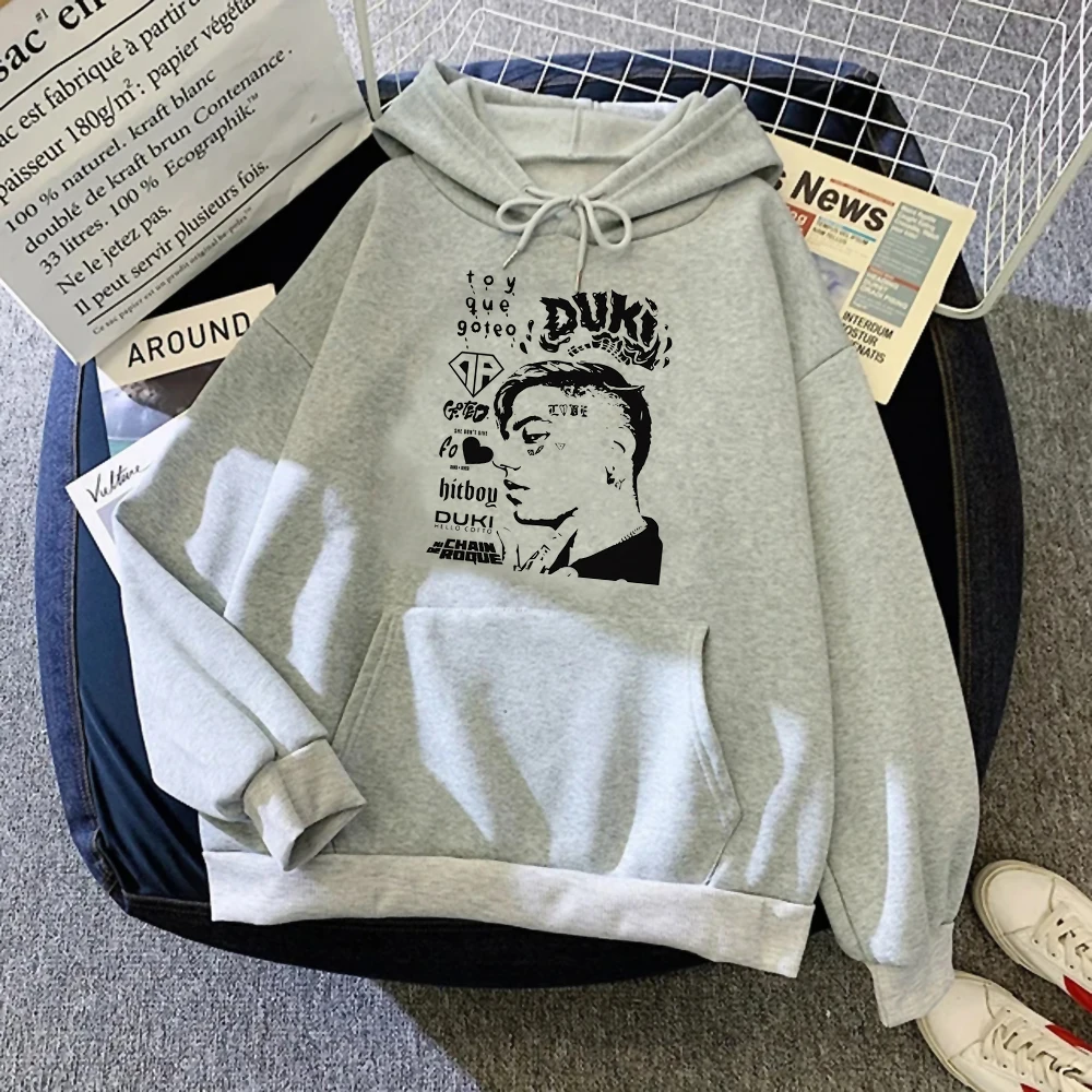 Duki-sudaderas-con-capucha-de-forro-polar-para-mujer-sudaderas-de ...