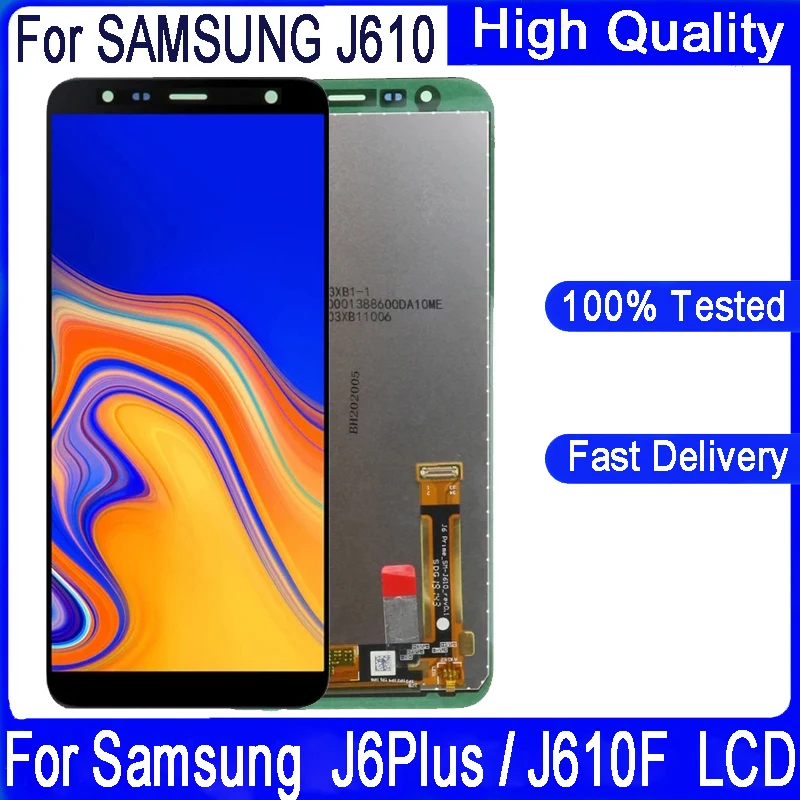 Original-6-0-lcd-For-Samsung-J6-J6-Plus-2018-J610-J610FN-J4-2018-J4 ...