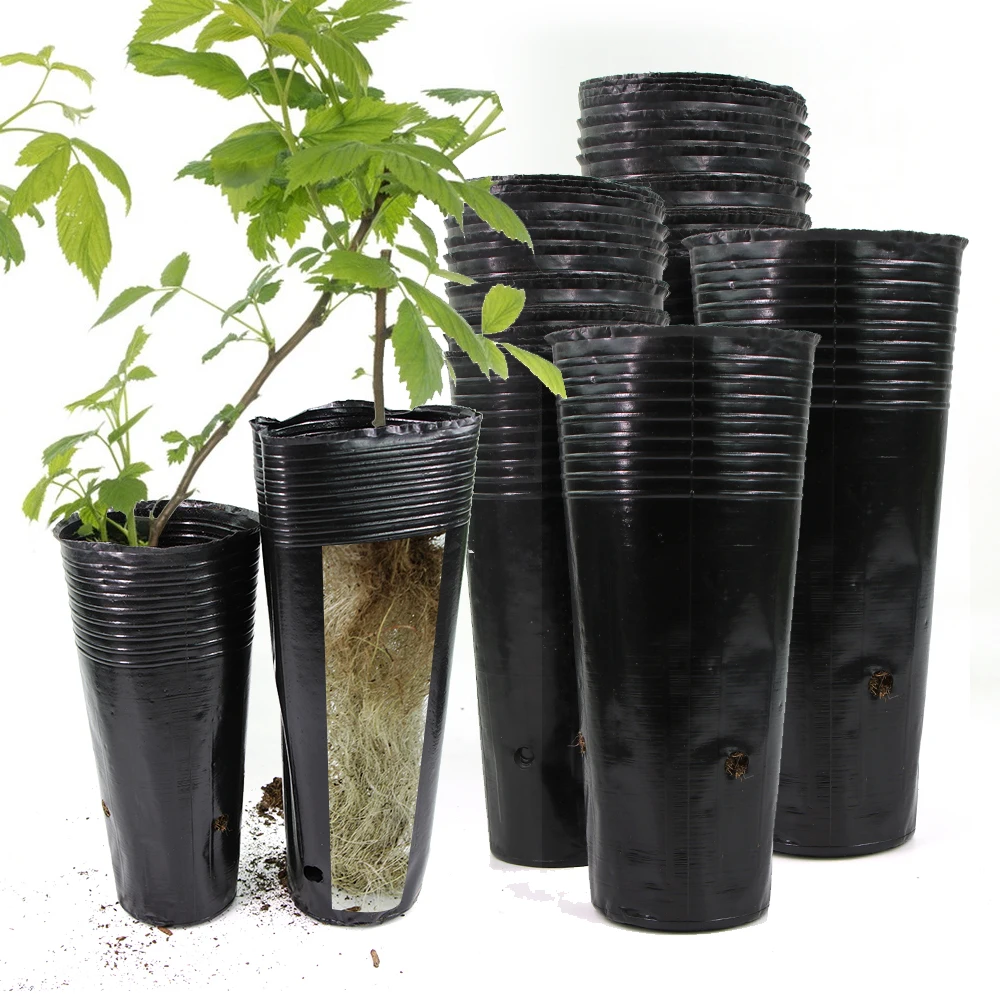 Tall-Round-Tree-Pot-Plastic-Deep-Nursery-Containers-Flower-Grow-Pots ...