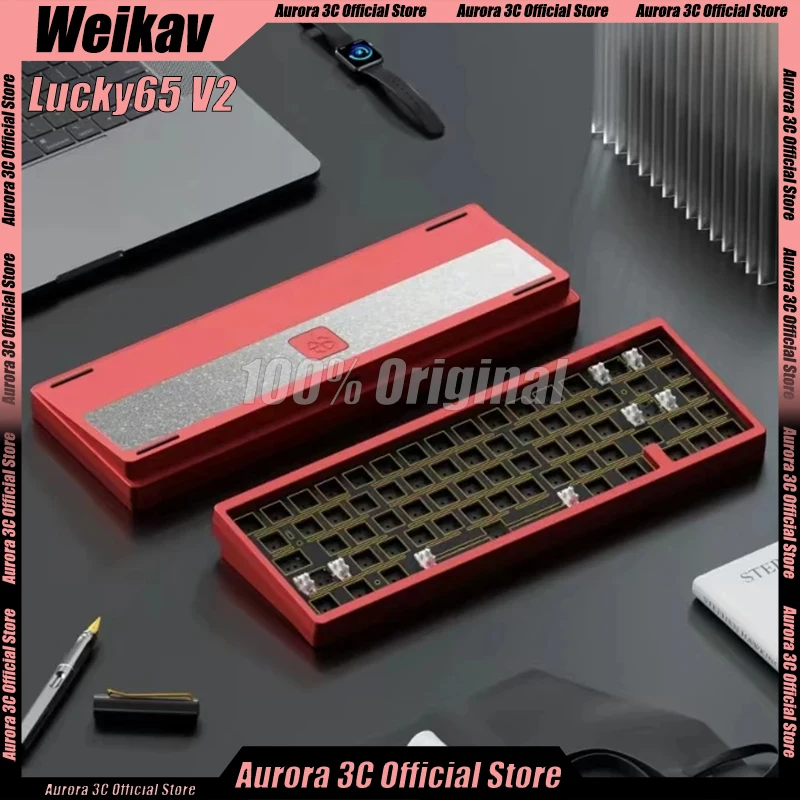 Weikav-Lucky65-V2-Mechanical-Keyboard-Kit-3-Mode-2-4g-Bluetooth-Gaming ...