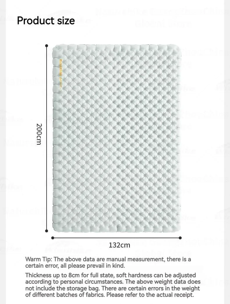 Naturehike R3.2 воздушный коврик для кемпинга, надувной спальный матрас ...