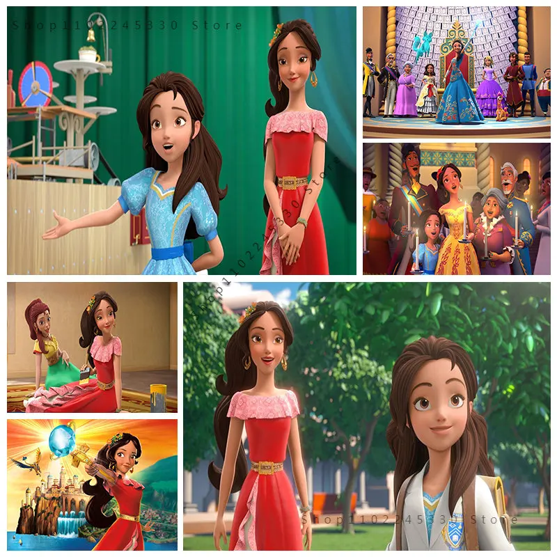 Canvas-Painting-Disney-Elena-Of-Avalor-Cartoon-Princess-Posters-And ...