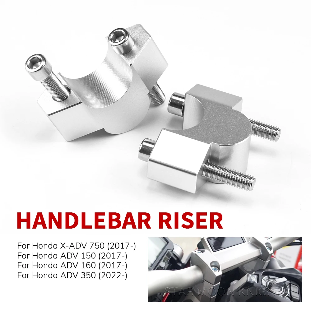 Handlebar-Riser-Drag-Handle-Bar-Clamp-Extend-Adapter-For-Honda-XAdv-X ...