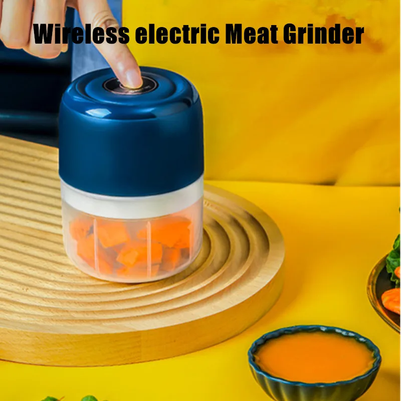 250ml-Wireless-Electric-Mini-Garlic-Press-Auxiliary-Food-Cooking ...