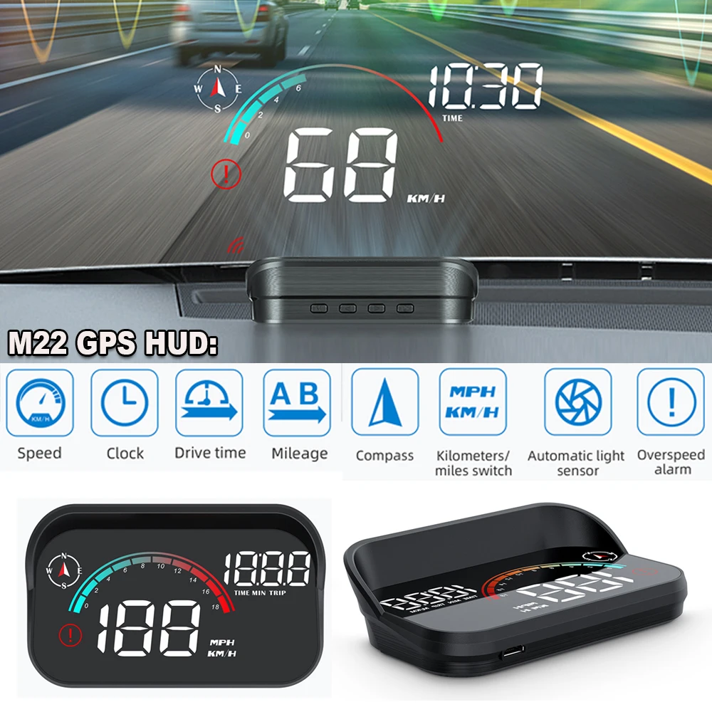 M22-GPS-Head-Up-Display-Auto-Electronics-HUD-Projector-Display-Digital ...