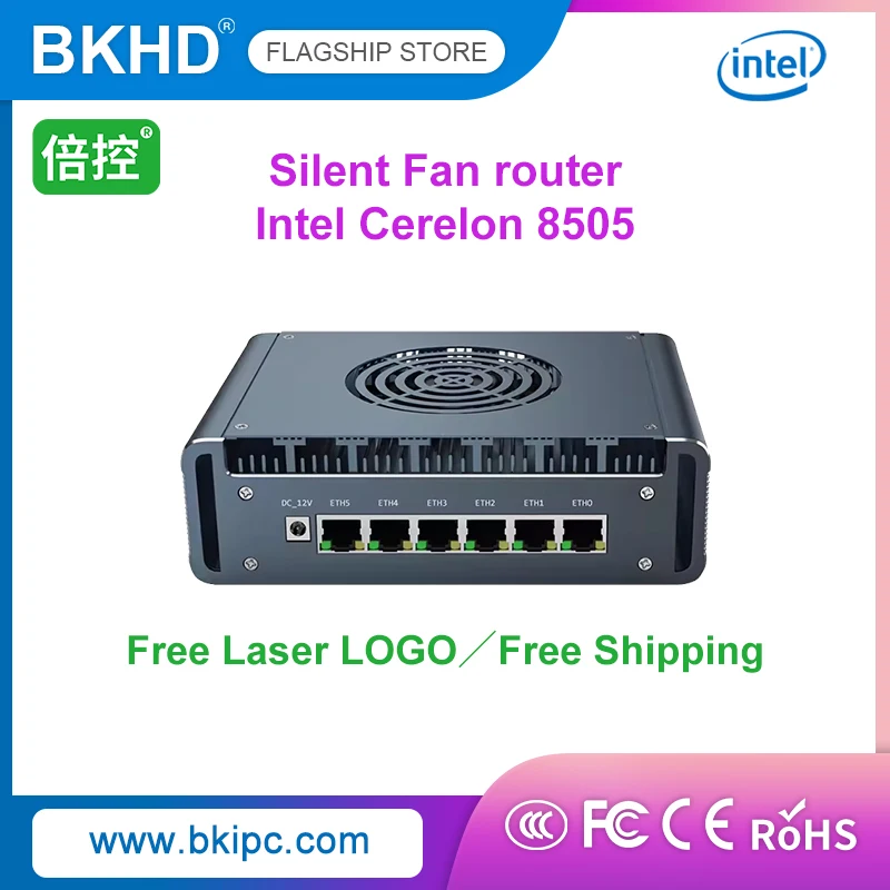 BKHD-G31F-Pentium-8505-Dual-Core-Silent-Fan-Router-Mini-Host-6x2-5Gb ...