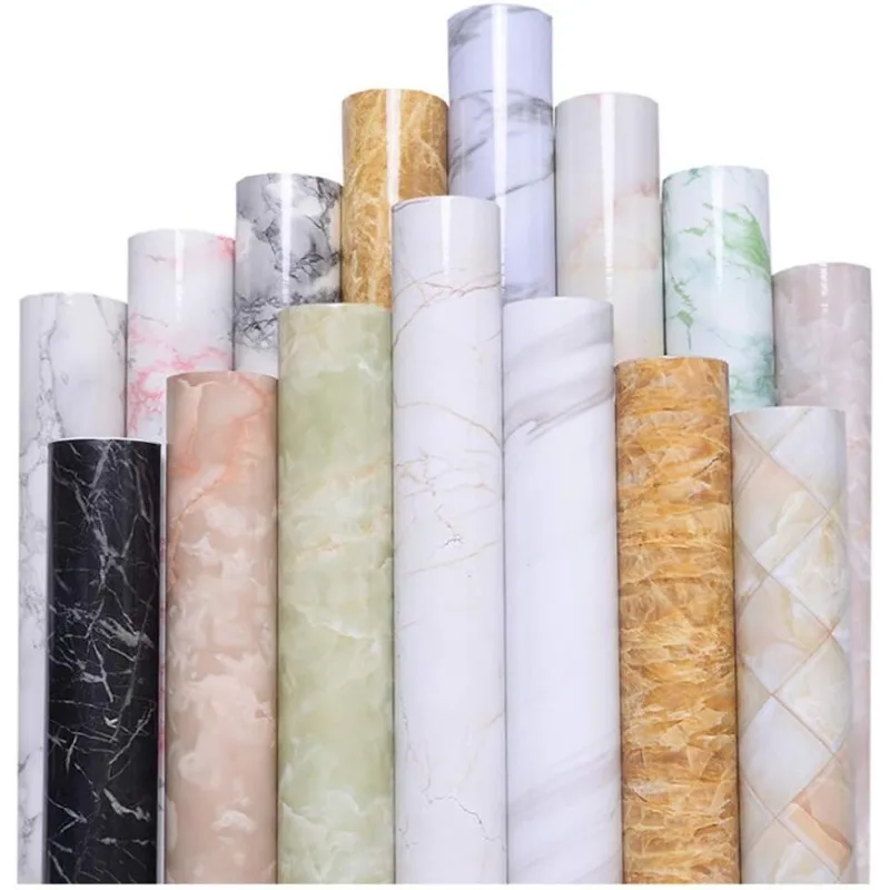 Marble-Waterproof-Self-Adhesive-Wallpaper-Removable-Film-Kitchen ...