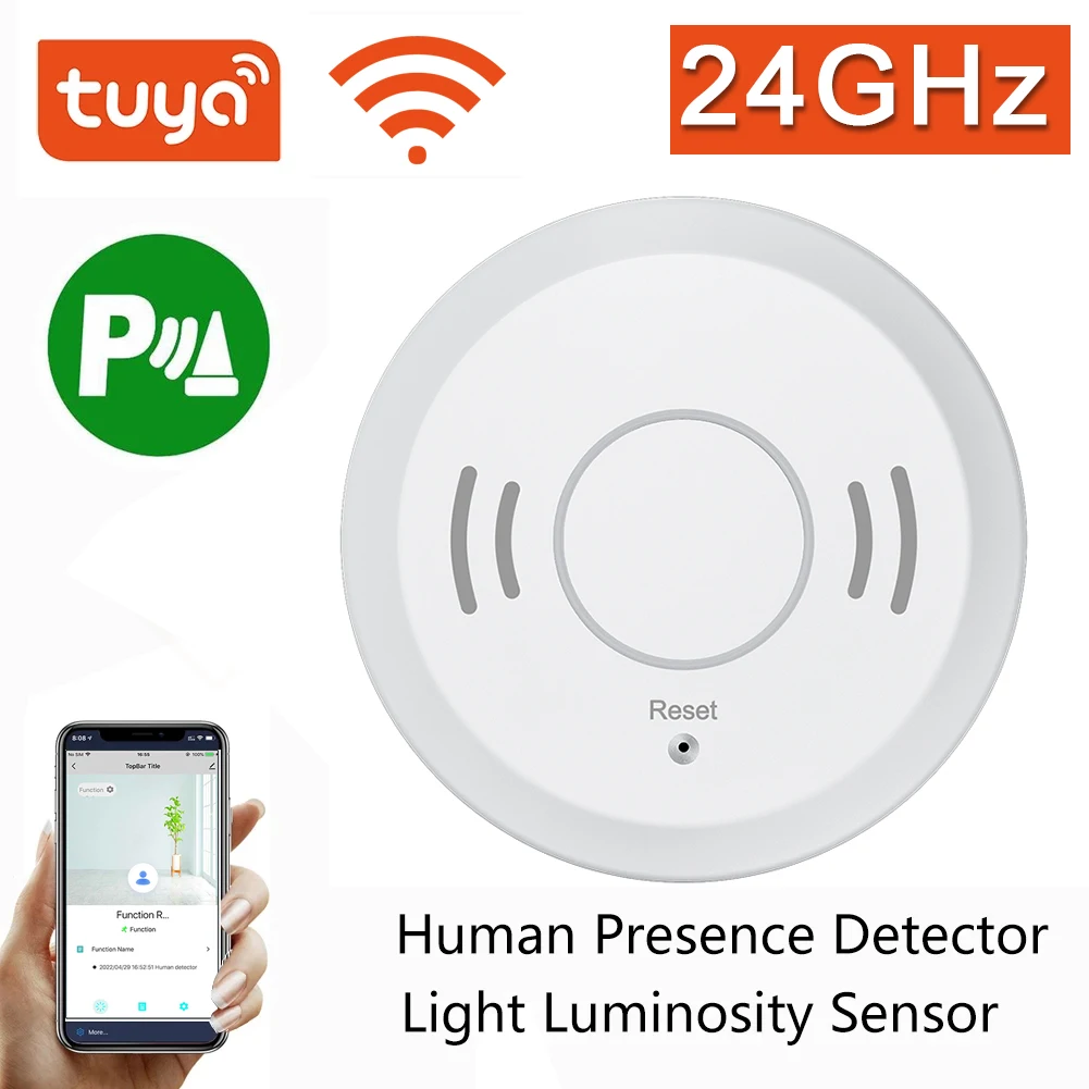 Tuya Smart WiFi Smart Human Body Sensor Radar 24GHz Detector Microwave ...