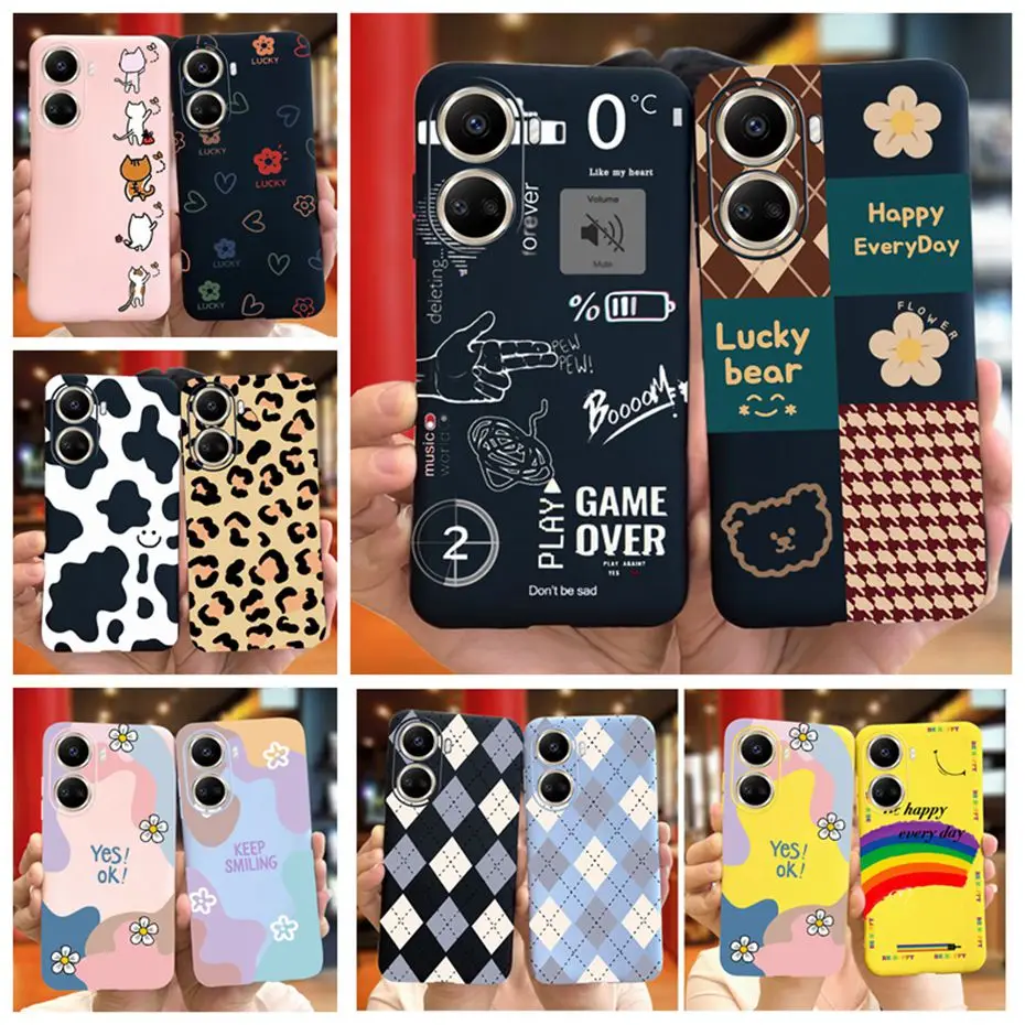 For Huawei Nova 10 SE 2022 Lovely Printing Phone Case Soft Silicone ...