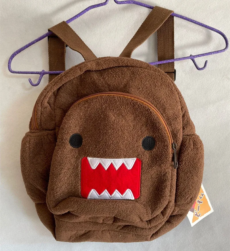 Domo Kun Plush Backpack for Kids Women Kawaii Cute Bags Cartoon Anime ...