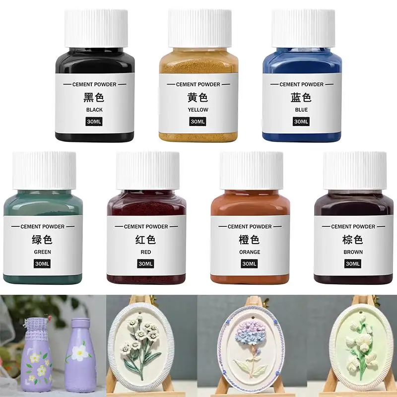 30ml-Gypsum-Pigment-Cement-Specific-Color-Mixing-Powder-Powder-Dyes ...