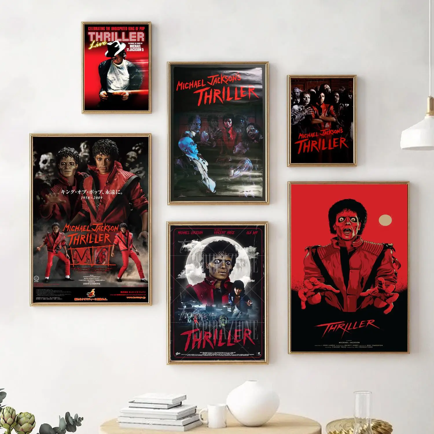 thriller-michael-jackson-Poster-Decorative-Painting-Canvas-Poster-Wall ...