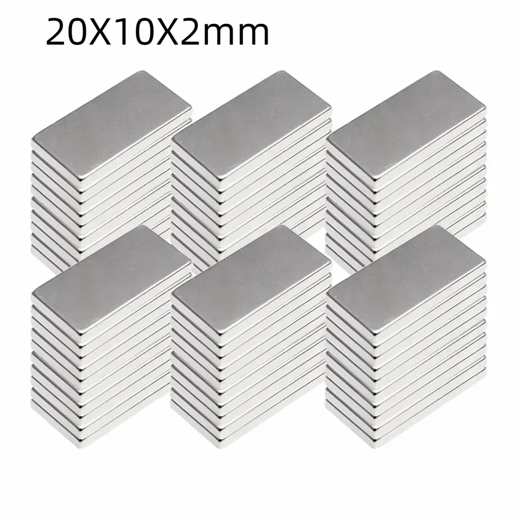 20x10x2-mm-Block-Neodymium-Rectangular-Magnet-20mm-x-10mm-x-2mm-NdFeB-Super-Powerful-Strong ...