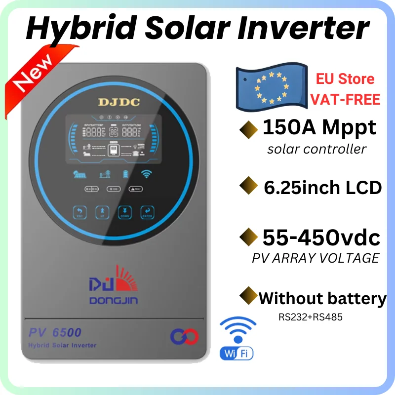 4.5KW Off-Grid Solar Hybrid Inverter 24VDC MPPT 150A Solar Charger Max ...
