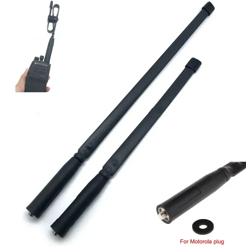 33cm/48cm CS Tactical Antenna Dual Band VHF UHF 144/430Mhz Foldable For ...