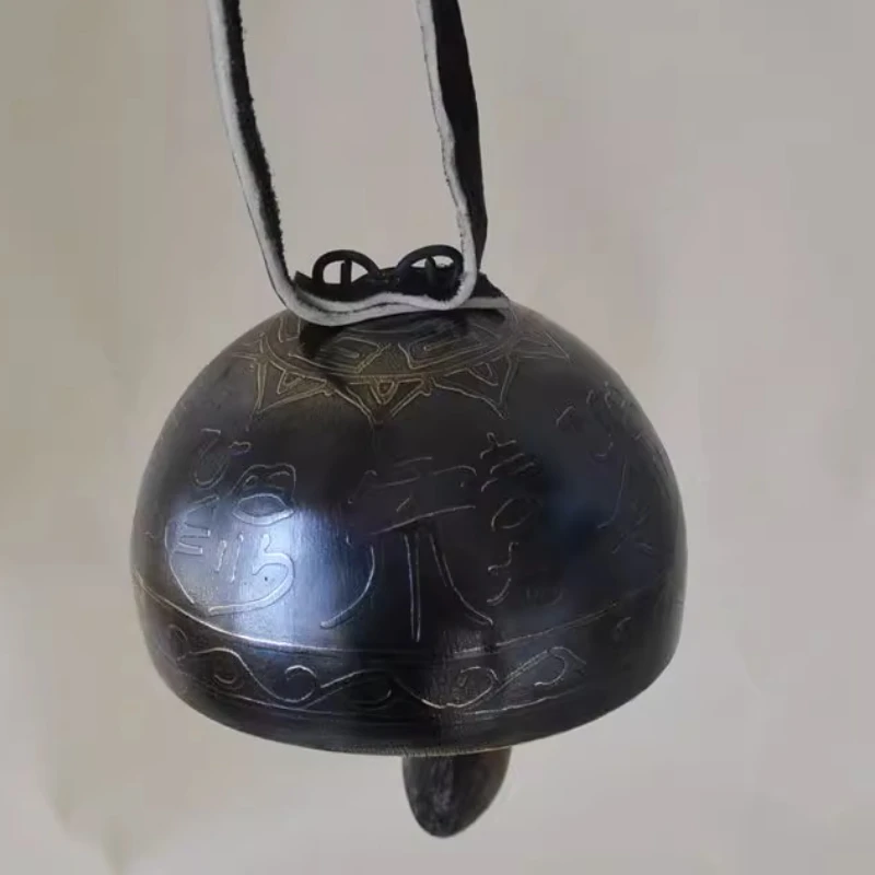 Copper Camel Bell Retro Meditation Hand Crank Bell Zen Hanging Door ...