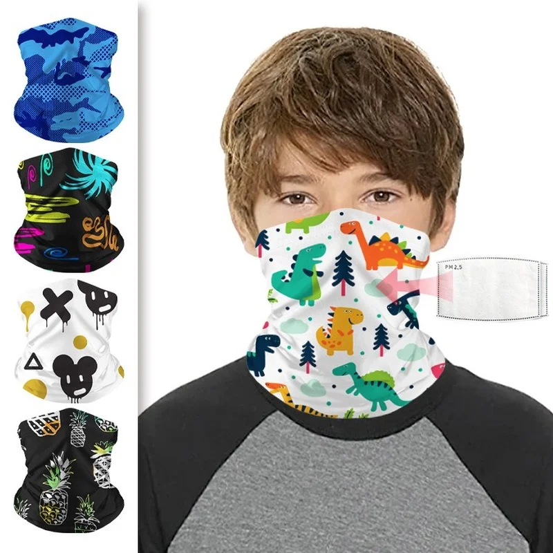 New-Children-Kids-Washable-Facemask-Multifunctional-Head-Scarf-Neck ...