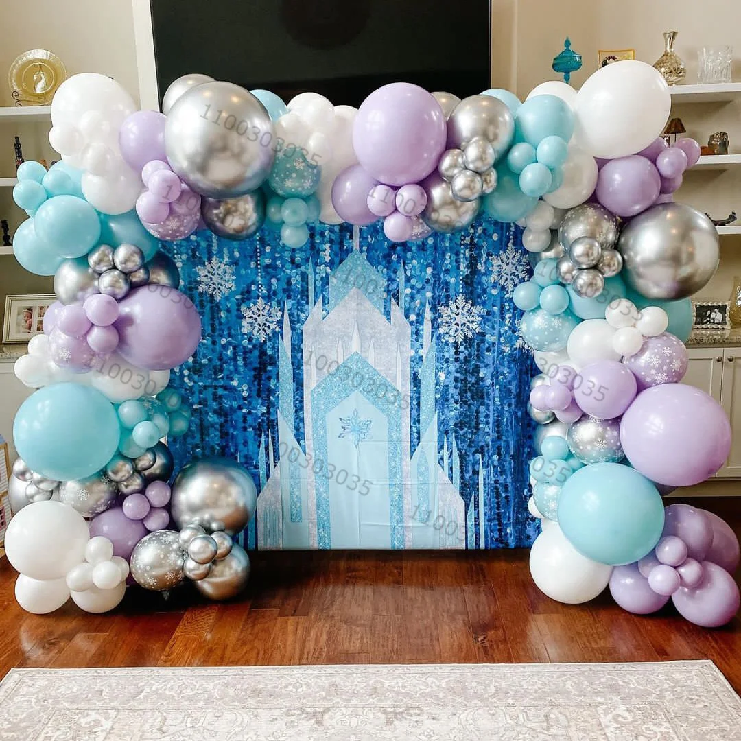 Disney-Frozen-Elsa-Snow-Queen-globo-de-fiesta-ni-a-guirnalda-arco-Kit ...