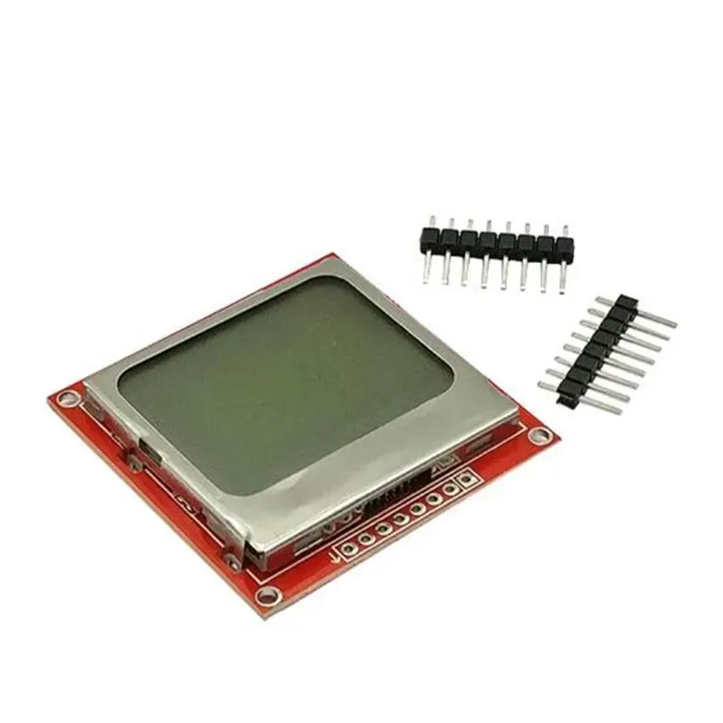 1pcs Smart Electronics LCD Module Display 5110 LCD Red Screen LCD ...
