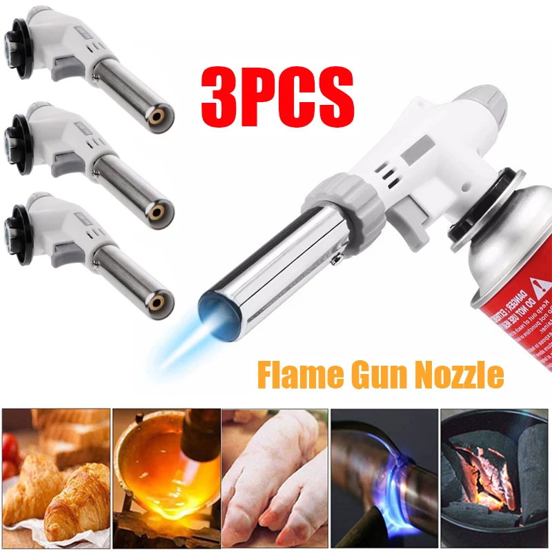 1/2/3 PCS Welding Gas Burner Flame Gas Torch Flame Gun Blowtorch ...