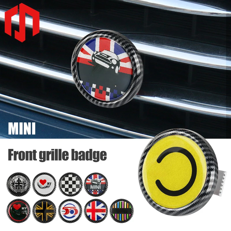 Metal-3D-Front-Grill-Emblem-For-BMW-Mini-Cooper-JCW-Countryman-R50-R52 ...