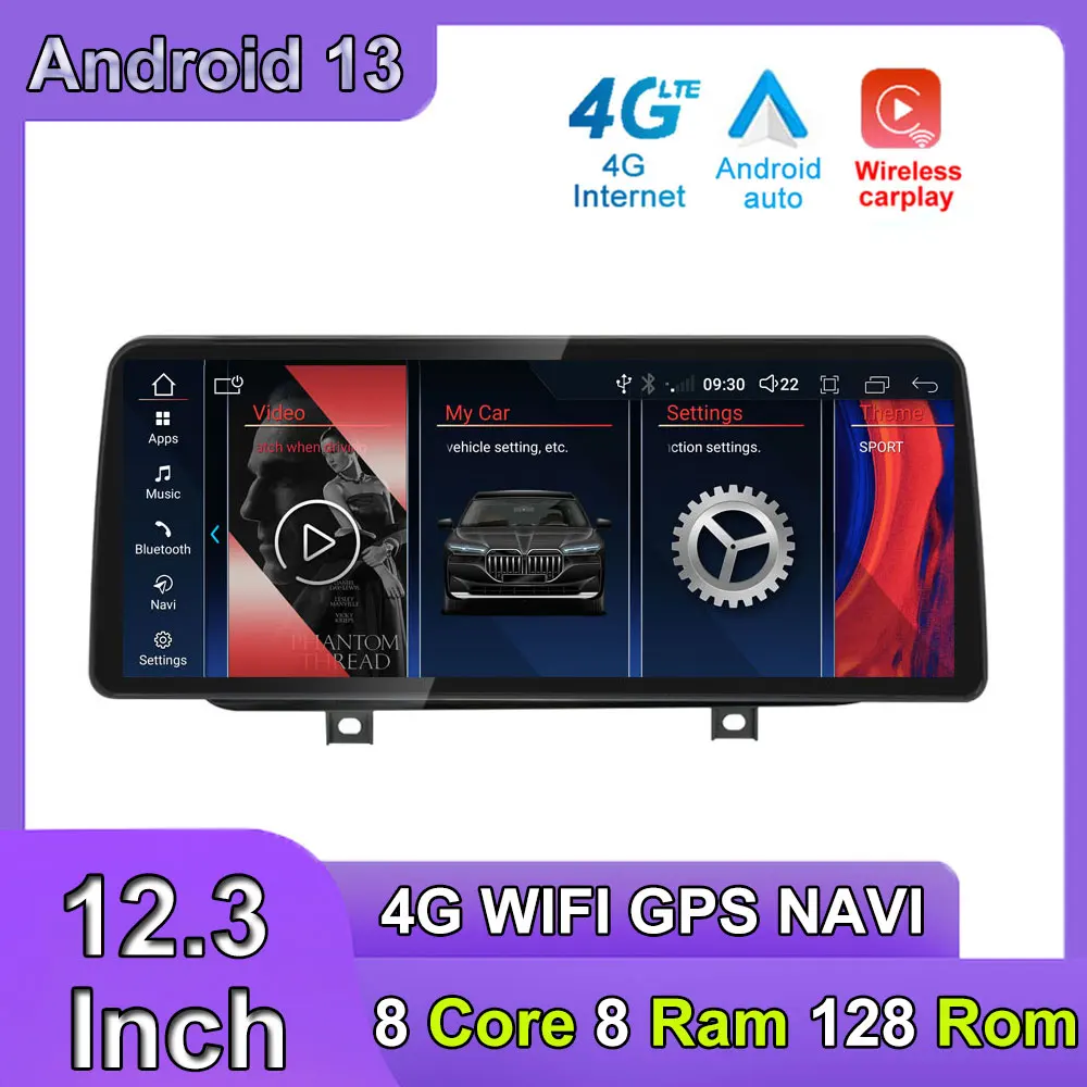 For-BMW-F45-F46-2013-2018-Android-13-Touch-Screen-Car-Carplay-Monitors ...