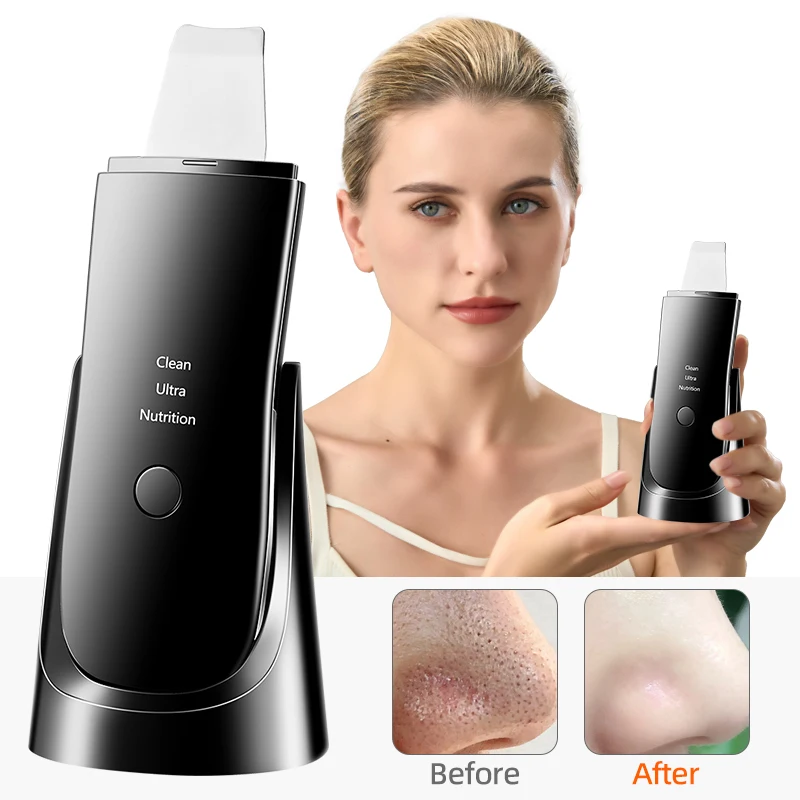 24K-Ultrasonic-Skin-Scrubber-IXP5-Waterproof-Low-Noise-Light-Therapy ...