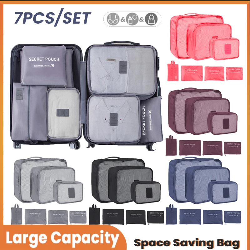 7-6pcs-Travel-Storage-Bag-Large-Capacity-Suitcase-Storage-Luggage ...