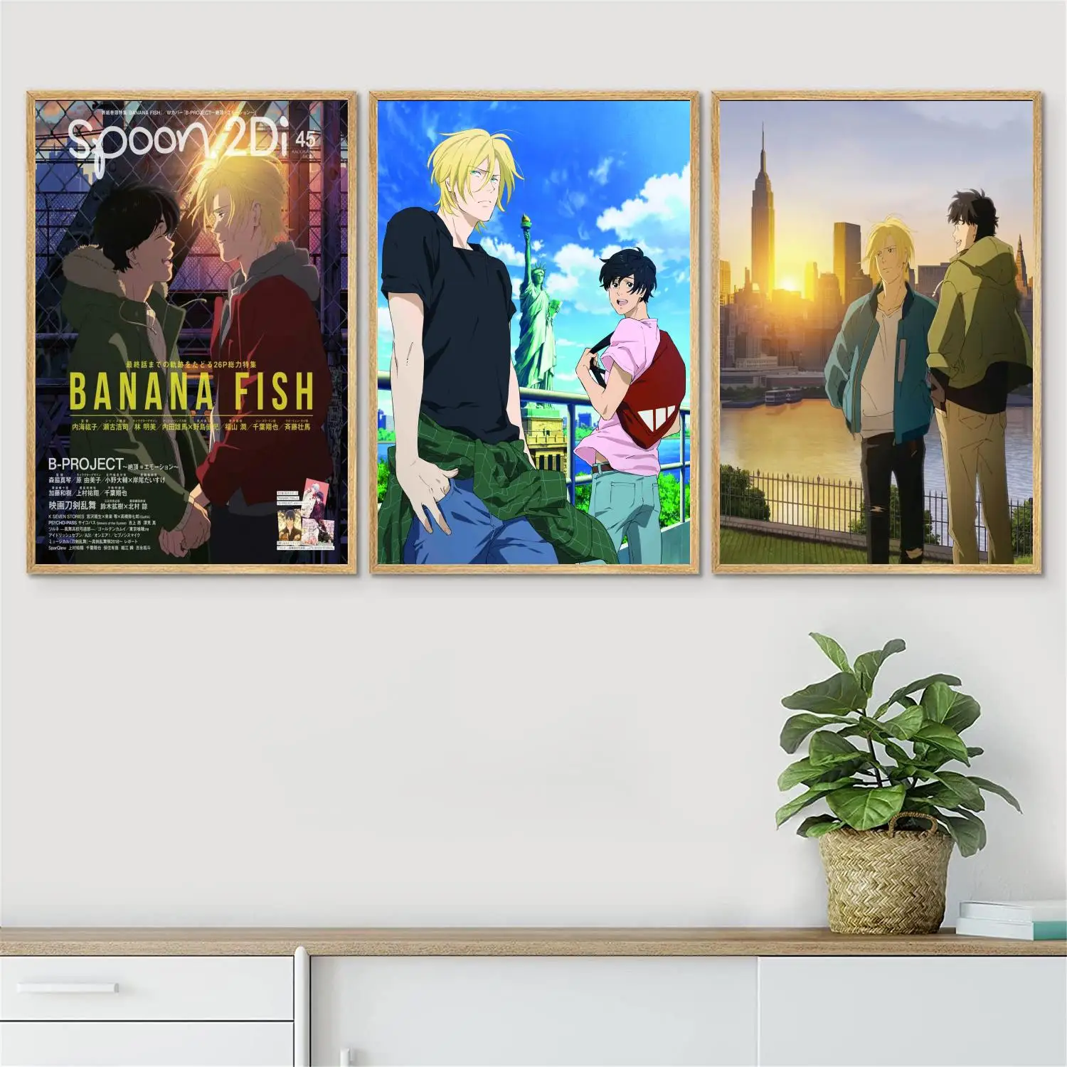 Banana Fish Official Art Book | Canvas Poster Banana Fish | Banana Fish ...
