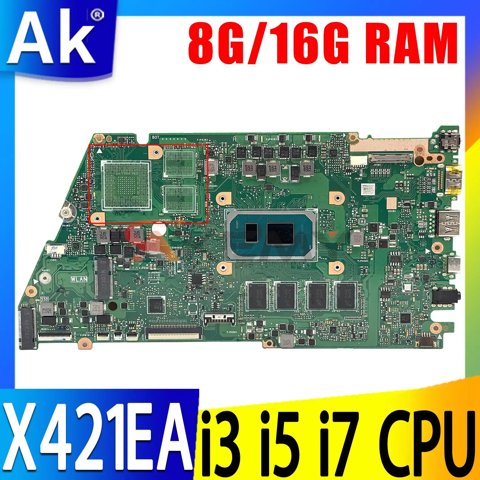 X421E Mainboard X421EA I421E R421E X421EAY X421EAYB X421EQ X421EP ...