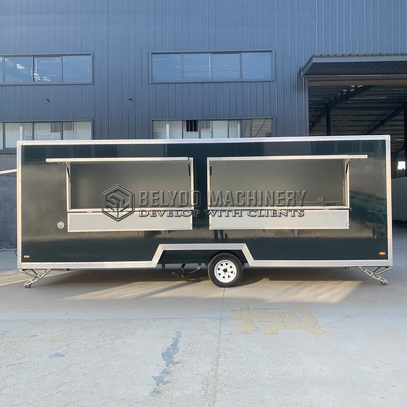 Customized-Food-Trailer-Towable-Food-Truck-Stylish-Ice-Cream-Hot-Dog ...