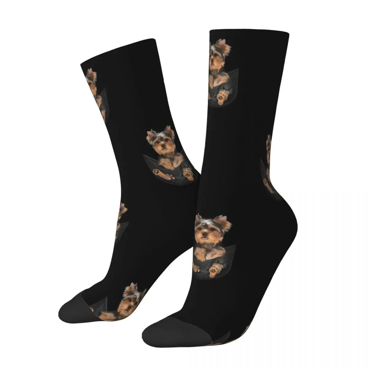 Crazy-Yorkshire-Terrier-Calcetines-con-bolsillo-para-hombre-y-mujer ...