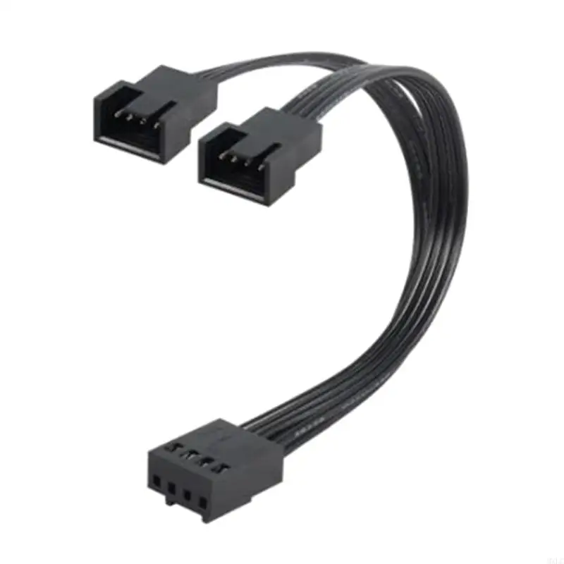 MXLC 4Pin PWM Y Splitter Cable for Computer Fan 1 to 2 4Pins Connectors ...