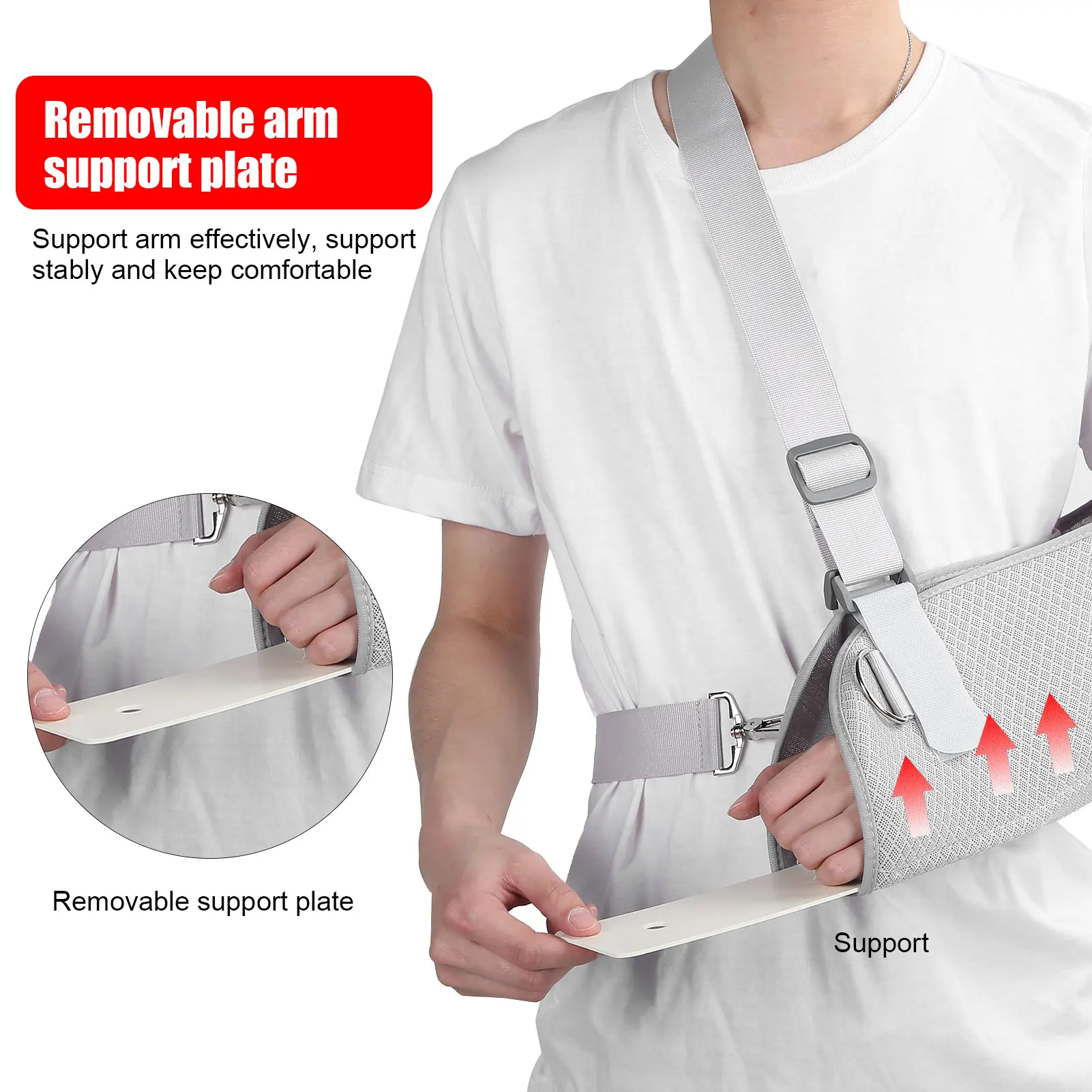 Double-fixation-Arm-Sling-Support-Shoulder-Arm-Dislocation-Wrists-Joint-Sprain-Forearm-Fracture ...