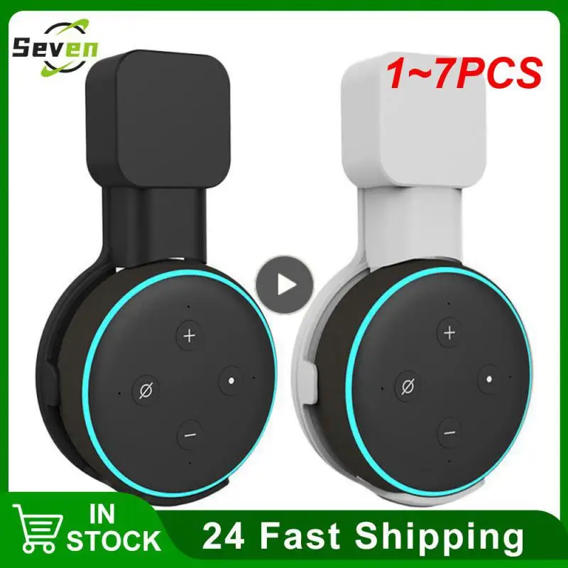 1-7PCS-Echo-Dot-Wall-Mount-Holder-Cord-Management-Bracket-for-Alexa ...