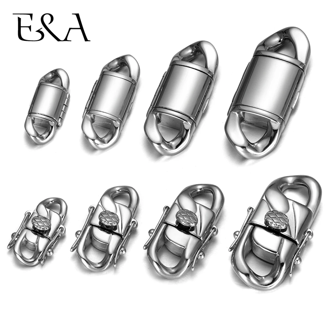 Conector-de-cierres-de-acero-inoxidable-para-pulsera-de-cadena-de-hip ...