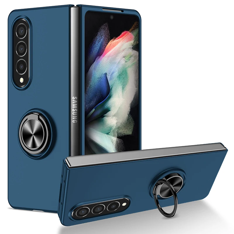 For Samsung Galaxy Z Fold 5 4 Case Shockproof Armor Magnet Ring ...