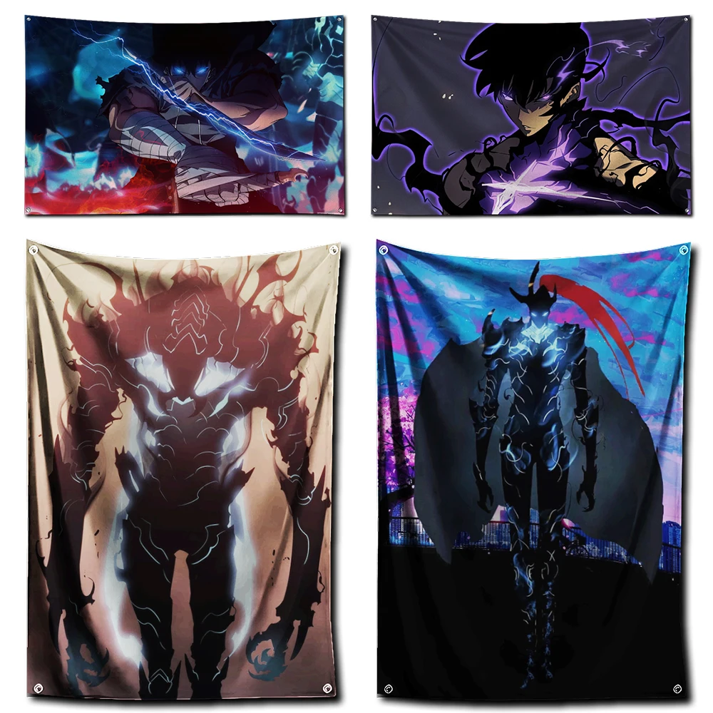 3x5 Ft Anime Bedroom Wall Art Indoor Tapestry Decoration for Solo ...