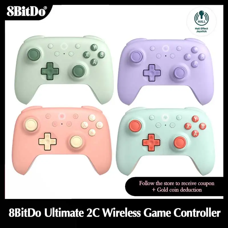 8BitDo-Ultimate-2C-Wireless-Game-Controller-2-4G-Gamepad-with-Hall ...