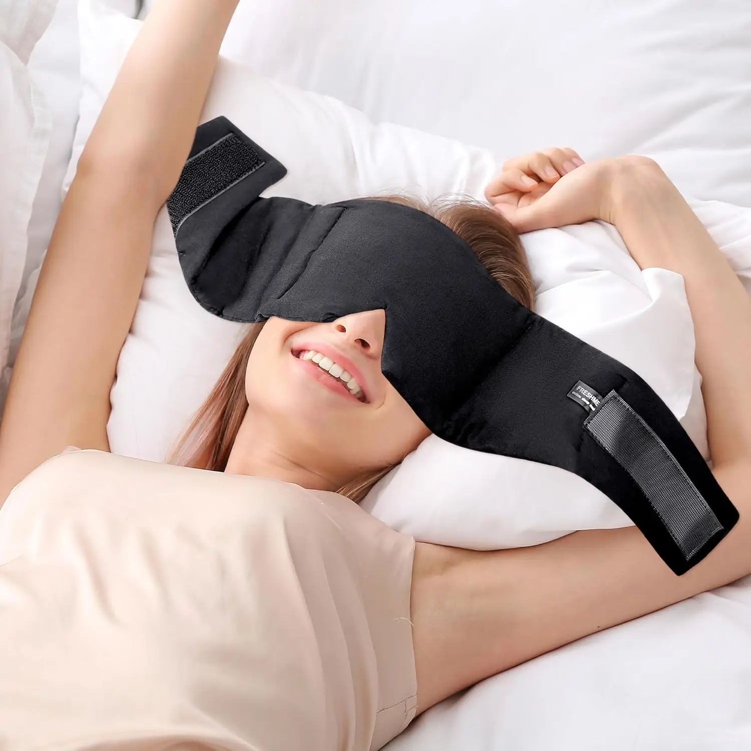 Gravity Weighted Eye Mask for Sleeping Light Blocking Relaxing Sleep ...