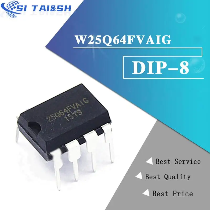 5PCS W25Q64FVAIG W25Q64BVAIG W25Q64 25Q64FV DIP8 - AliExpress 502