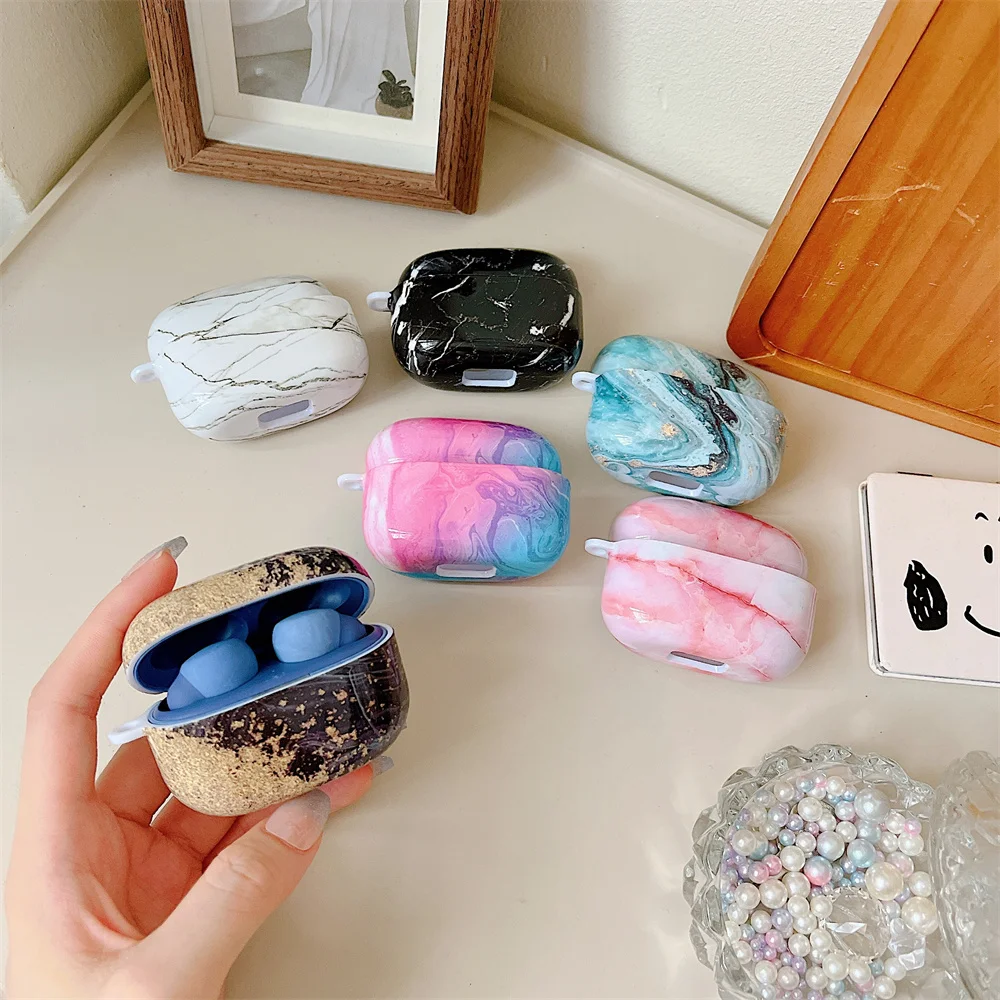 Ins-Luxury-Marble-Texture-Wireless-Earphone-Case-for-Sony-LinkBuds-S ...