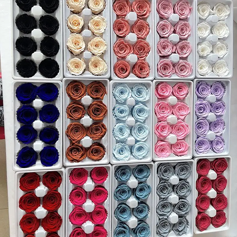 4-5cm-Preserved-Rose-Head-Natural-Fresh-Rose-Flowers-Long-Last-Real ...