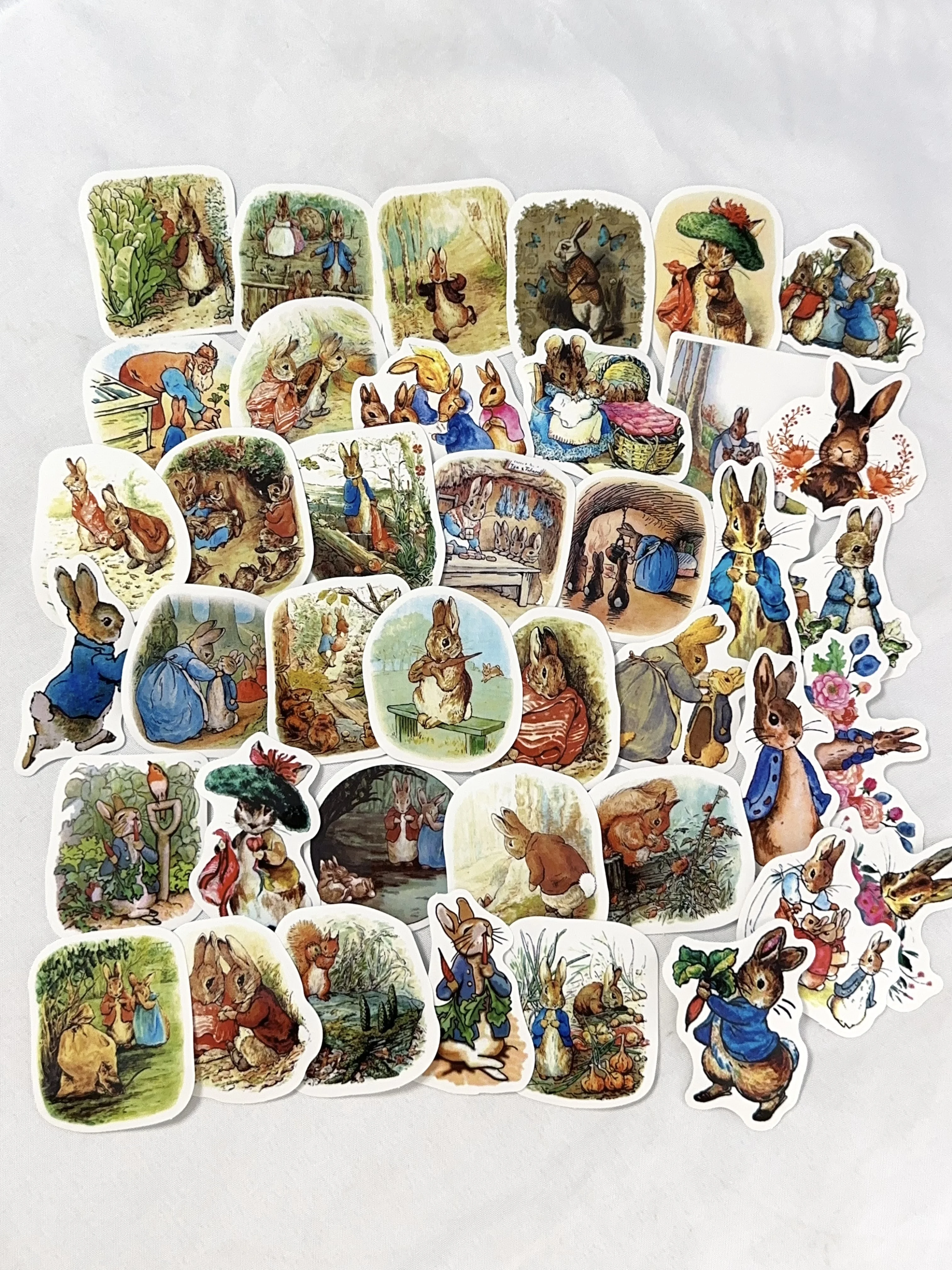 40PCS-Vintage-Rabbit-Fantasy-Sticker-DIY-Scrapbooking-Junk-Journal ...