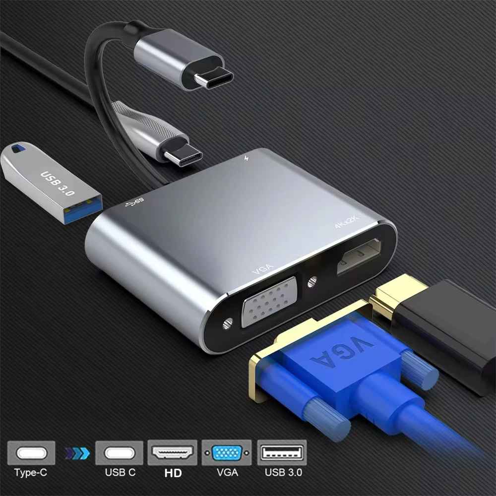 Adaptador-multipuerto-4K-tipo-C-a-HDMI-Hub-compatible-con-USB-3-0-VGA ...