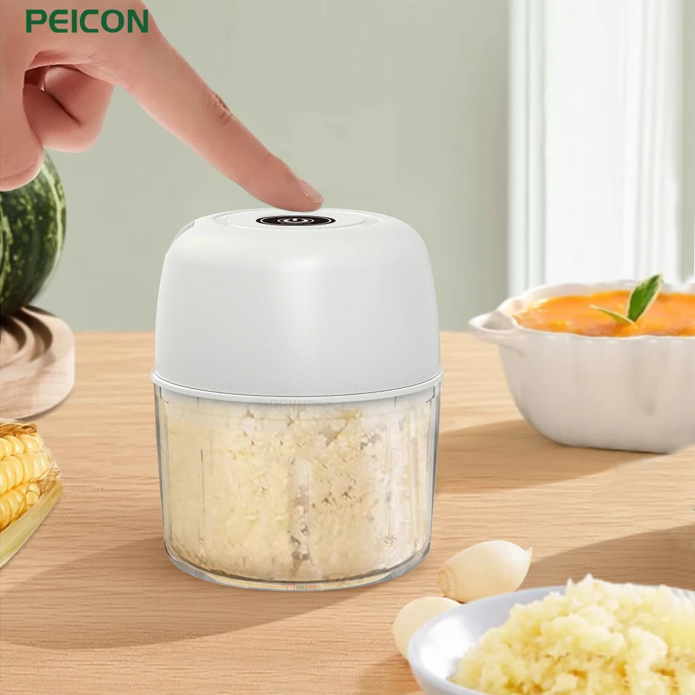 Electric-Garlic-Chopper-Mini-Vegetable-Chopper-Meat-Grinder ...