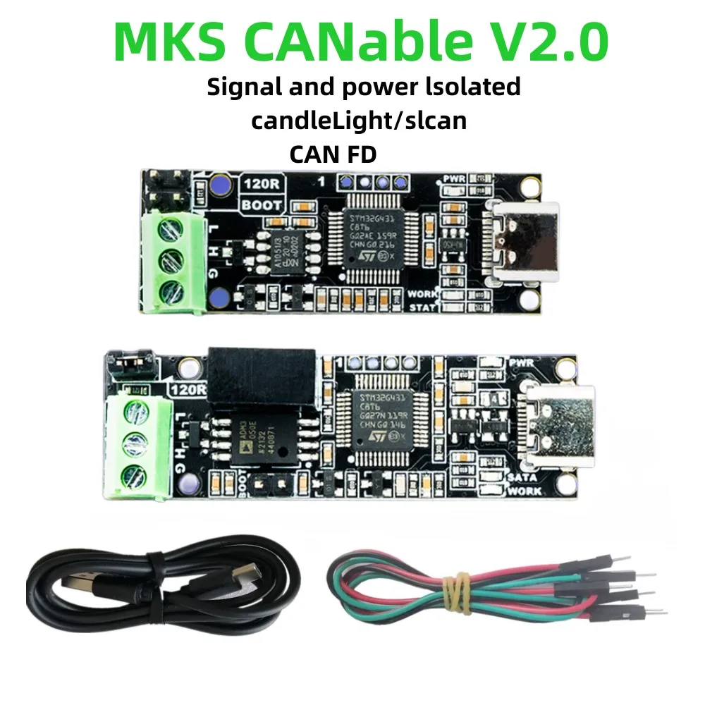 MKS CANable Pro2.0 shield USB to CAN Protocol controller adapter aSr CANbus transceiver Protocol ...