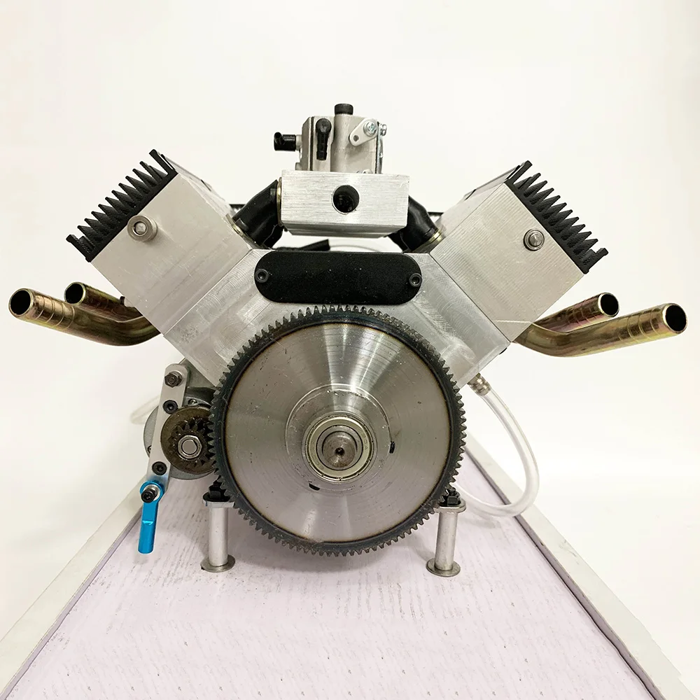 Modelo-de-motor-V4-refrigerado-por-agua-micromotor-de-60cc-metanol-de ...